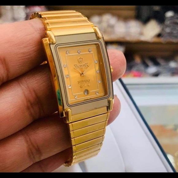 SWISTAR | Accessories | Mens 23k Gold Electro Plated Ss957m Swistar ...